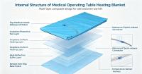 China Electric Heated Pad Custom Sizes and Colors Available to Meet Various Operating Table and Individual Therapy Requirements for sale