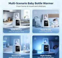 China 200W Electric Baby Bottle Warmer 30‑65℃ Temperature Control Dry Burning Protection Auto Shut‑Off Milk Warmer for Breastmilk Storage Bags Glass PP Silicone Baby Bottles for sale