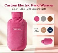 China Bucket Shaped Rechargeable Hand Warmer, Crystal Ultra Soft Fabric, Adjustable Temperature, DC Charging Portable Electric Heated Hand Pouch, Custom Color OEM ODM for sale