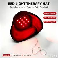 China Red Light Therapy Cap, Graphene Film Thermal Heat Cap, Fast Heating Far-Infrared USB Charging Hair Care Cap for sale