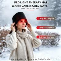 China Red Light Therapy Cap with RLT & NIR, 10Hz&40Hz Pulse Breathing Mode Scalp Therapy Hat for Brain Relaxation, Improving Sleep & Relieve Stress for sale