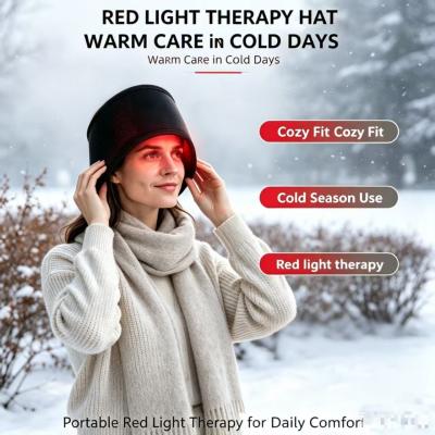 China Red Light Therapy Cap with RLT & NIR, 10Hz&40Hz Pulse Breathing Mode Scalp Therapy Hat for Brain Relaxation, Improving Sleep & Relieve Stress for sale