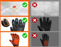 China Touchable screen graphene heated hand warmer, durable and adjustable temperature waterproof, windproof, snow proof electric gloves for sale