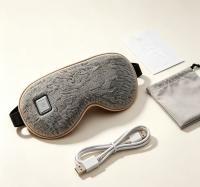 China Unisex Heated Eye Mask, USB Rechargeable Soft Knit Fabric Thermal Eye Mask, Adjustable Temperature Warm Compress Eye Mask to Relieve Eye Fatigue for Men Women Home Office Travel for sale