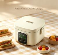 China Multi-temperature USB Electric Heated Lunch Box, 304 Stainless Steel Portable Food Heating Box, 3-4 Hours Heat Preservation, 500ml Capacity Outdoor Food Warmer for Travel Camping for sale