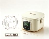 China Home Electric Heating Lunch Box, Mini Portable Food Warmer, 304 Stainless SteelFast Heat, Space Saving for Household Family Dining for sale
