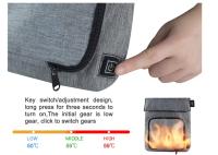 China Polyester Fiber USB Heating Lunch Bag, Waterproof Leak‑Proof Food Warmer, Removable Washable Heating Unit,50‑59℃，3‑Level Temperature Adjustment for On‑the‑Go Meal Warming for sale