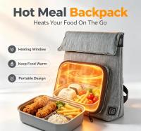 China Polyester Fiber USB Heating Lunch Bag, Waterproof Leak‑Proof Food Warmer, Removable Washable Heating Unit,50‑59℃，3‑Level Temperature Adjustment for On‑the‑Go Meal Warming for sale