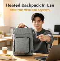 China Polyester Fiber USB Heating Lunch Bag, Waterproof Leak‑Proof Food Warmer, Removable Washable Heating Unit,50‑59℃，3‑Level Temperature Adjustment for On‑the‑Go Meal Warming for sale