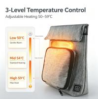 China OEM ODM Custom Logo USB Heated Food Warmer Pouch, Waterproof Leak‑Proof Washable Removable Charging Heating Bag for Travel Picnic School for sale