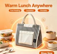 China 5V USB Powered Heated Lunch Bag — No Wall Socket Needed, 3 Adjustable Temperatures, Lightweight Thermal Food Warmer for Outdoor & Travel for sale