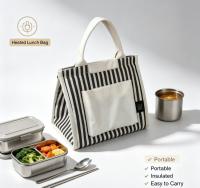 China Reheat Takeout, Noodles & Steaks Without a Microwave — USB Powered Heated Lunch Bag, 3 Temperature Modes, Waterproof Thermal Tote for sale