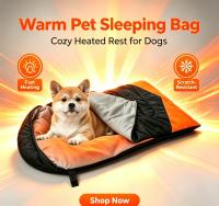 China Foldable Portable Heated Dog Sleeping Bag, Easy to Carry & Store, 3‑Level Adjustable Temperature Water‑Resistant Scratch‑Proof Pet Sleeping Bag,CE FCC ROHS Certified for sale