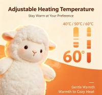 China Kids Friendly Portable Sheep Hand Warmer,Powered by USB Power Bank for Easy Carry,Soft Gentle‑Touch Fabric for Household Indoor Use,3‑Level Heat Setting 40‑50‑60℃,Long‑Lasting 6‑8‑Hour Working Time for sale