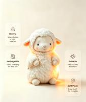 China Kids Friendly Portable Sheep Hand Warmer,Powered by USB Power Bank for Easy Carry,Soft Gentle‑Touch Fabric for Household Indoor Use,3‑Level Heat Setting 40‑50‑60℃,Long‑Lasting 6‑8‑Hour Working Time for sale