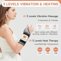 China Heated Vibration Wrist Therapy Guard | 3 Heat & Time Modes, 3000mAh USB Charging Heating Wrist Support Brace for Wrist Soreness, Tenosynovitis & Arthritis Relief for sale