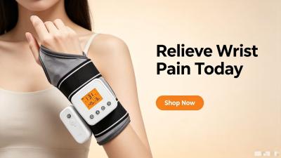 China Heated Therapy Wrist Guard, Vibration Massage Wrist Brace with 3 Heat Levels & Timing, 3000mAh USB Rechargeable Wrist Heating Wrap for sale