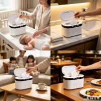 China On-the-Go Baby Wipes Heater, Intelligent Heated Wet Wipe Dispenser Touch Control Adjustable Temperature Home& Nursery & Travel for sale