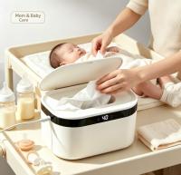 China Portable Smart Baby Wipes Warmer,Portable Touch Control Baby Wipes Warmer for Infant Care, Adjustable Temperature, PP & Silicone, CE FCC RoHS Certified for sale