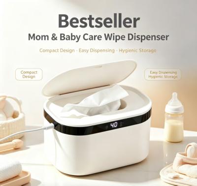 China Portable Smart Baby Wipes Warmer,Portable Touch Control Baby Wipes Warmer for Infant Care, Adjustable Temperature, PP & Silicone, CE FCC RoHS Certified for sale