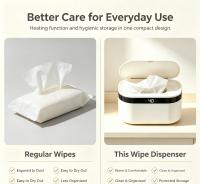 China On-the-Go Baby Wipes Heater, Intelligent Heated Wet Wipe Dispenser Touch Control Adjustable Temperature Home& Nursery & Travel for sale