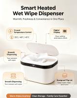 China Constant Temperature Wet Wipe Heating Dispenser, Leakproof Even Heat Baby Wipe Warmer, Low Power Wipes Heater for Home and Travel for sale