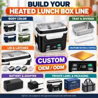 China Smart Heated Lunch Box, Graphene Broad-Area Heating with Scheduled and Immediate Heat, Rechargeable Cordless Design with Removable Stainless Steel Tray, Custom Color Logo and Packaging for sale