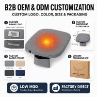 China Graphene Heated Seat Cushion, 5V USB Power Bank Heated Chair Pad with Honeycomb Graphene Film 3 Levels and Overheat Protection, Anti-Slip Base Custom Logo OEM ODM for sale