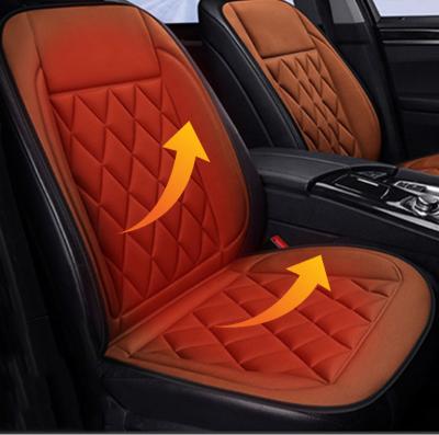 China PU Leather Heated Seat Pad Graphene Film Memory Foam Cushion for sale