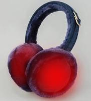 China Graphene Heated Ear Warmer Fleece Material 45degree Temperature for sale