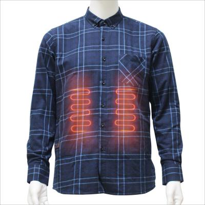 China USB Powered Electric Heating suit with Graphene Heating Panel for Men s Winter Coat for sale