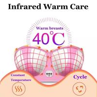 China Electric Breast Massage Bra For Breast Development And Elasticity Restoration With Infrared Heating And Vibration Massage for sale