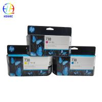 China Original Ink Cartridge for HP 738B Black DesignJet 498P2A HP 738 Cyan 498N5A Magenta 498N6A Yellow DesignJet 498N7A 130ml genuine toner cartridge for sale