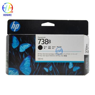 China Black Ink cartridge 738B 498P2A for HP DesignJet T850 T950  PageWide caritridge 130ml for sale