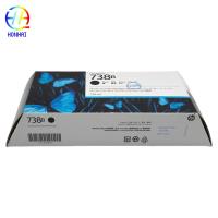 China Black Ink cartridge 738B 498P2A for HP DesignJet T850 T950  PageWide caritridge 130ml for sale