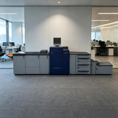 China Konica Minolta AccurioPress C6100 High-Speed Production Color Press with 100 ppm, 3600 x 2400 dpi Resolution, and 400 g/m² Media Capacity for sale