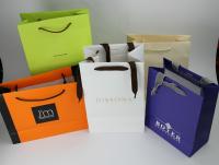 China Fashion Paper Shopping Bags Coated Artpaper Material For Clothes / Jewelry for sale