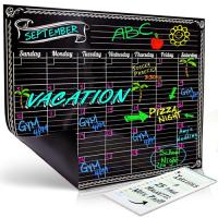 China 16'' X 11.75'' Magnetic Fridge Calendar Magnetic Dry Erase Wall Calendar Fridge Memo Pad for sale
