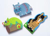 China Promotional Custom Sticky Notes Animal Shaped Glossy Art Paper Cover Post It Sticky Notes for sale
