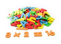 China Magnetic Alphabets And Numbers Colorful Foam EVA Letters And Numbers Set For Teaching Counting Sorting Grouping And Sentence Making for sale