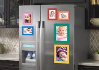 China Custom Paper Magnetic Photo Frame OEM ODM Photo Print Fridge Magnet for Refrigerator for sale