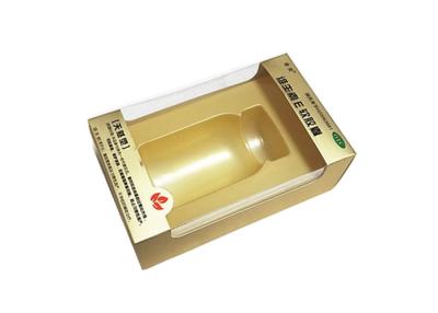China Customized Cardboard Hard Paper Gift Box with Transparent PVC Window for Your Products Packaging for sale