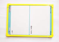 China Custom 11'' X 9.5'' Magnetic Dry Erase Whiteboard With Plastic Border And String For Kids And Office for sale