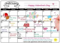 China Custom Dry Erase Magnetic Refrigerator Calendar , Magnetic Weekly Planner 12'' X 16'' for sale