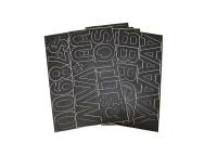 China Custom Paper Stickers high durability vinyl material removable adhesive letters perfect for signage and decorative purposes for sale