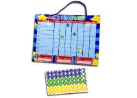 China Magnetic Reward Chart Dry Erase Chore Chart for Children with Flexible Magnet and Special Dry Eraser Lamination Surface for sale