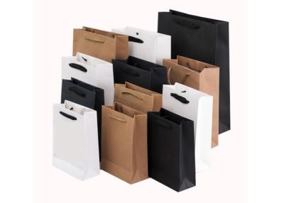 China Personalized Kraft Paper Shopping Bags With Handles Printed Retail Shopping Bags for DIY Crafts and Business for sale