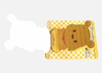 China Printable Sticky Notes Winnie Bear Shape Cool Post It Notes Custom Sticky Notes CMYK Printable for sale