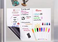 China Magnetic Dry Erase Board Custom Size Flexible Magnet Sheet Durable Material Perfect for Refrigerator and Daily Planning for sale