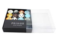 China 25mm 40mm 50mm Custom Photo Print Crystal Glass Dome Fridge Magnet With Gift Box Packaging for sale